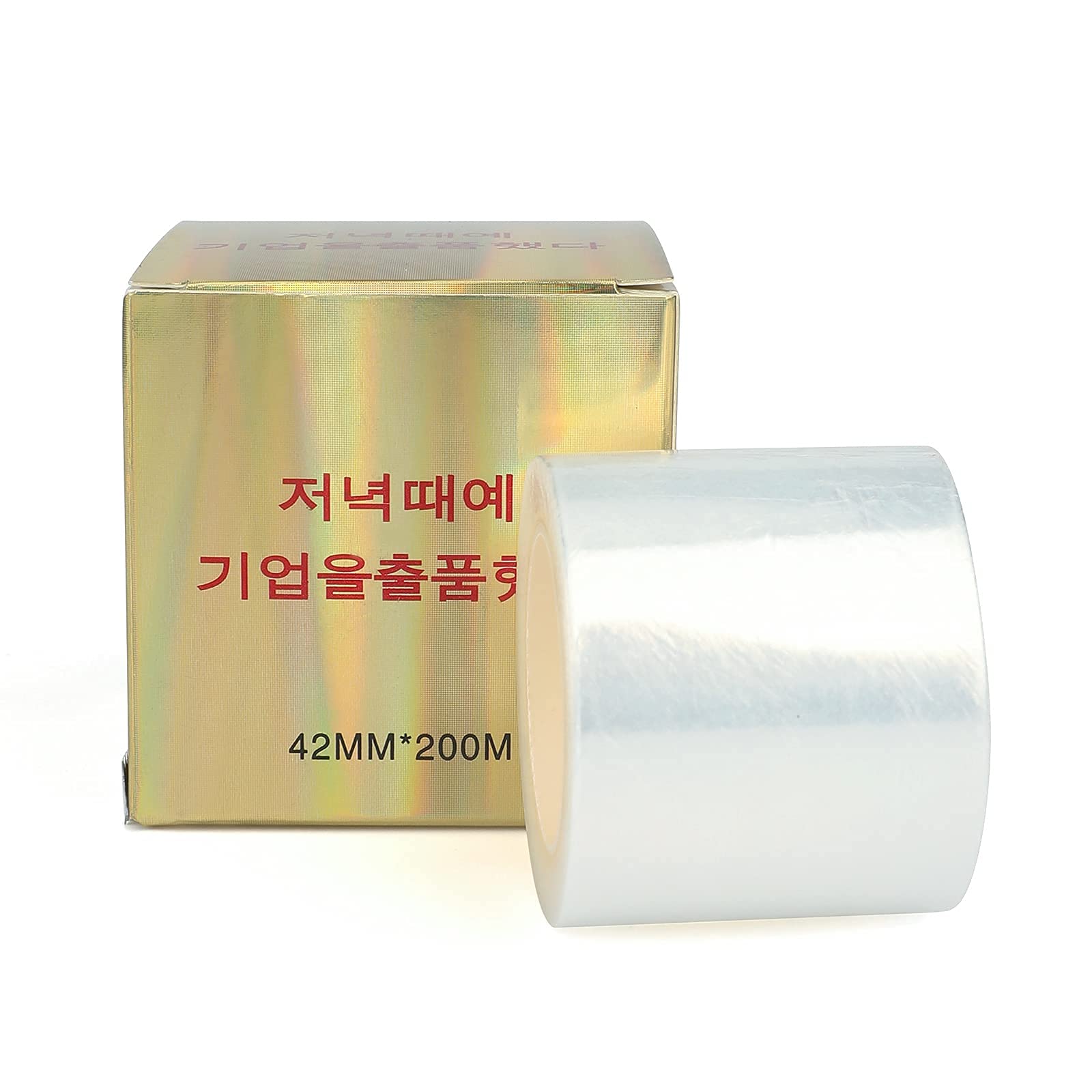 G2PLUS 3 Pack Disposable Eyebrow Plastic Wrap Preservative Film, Make Up Supplies Wrap Cover Tape Roll - 600 Meters
