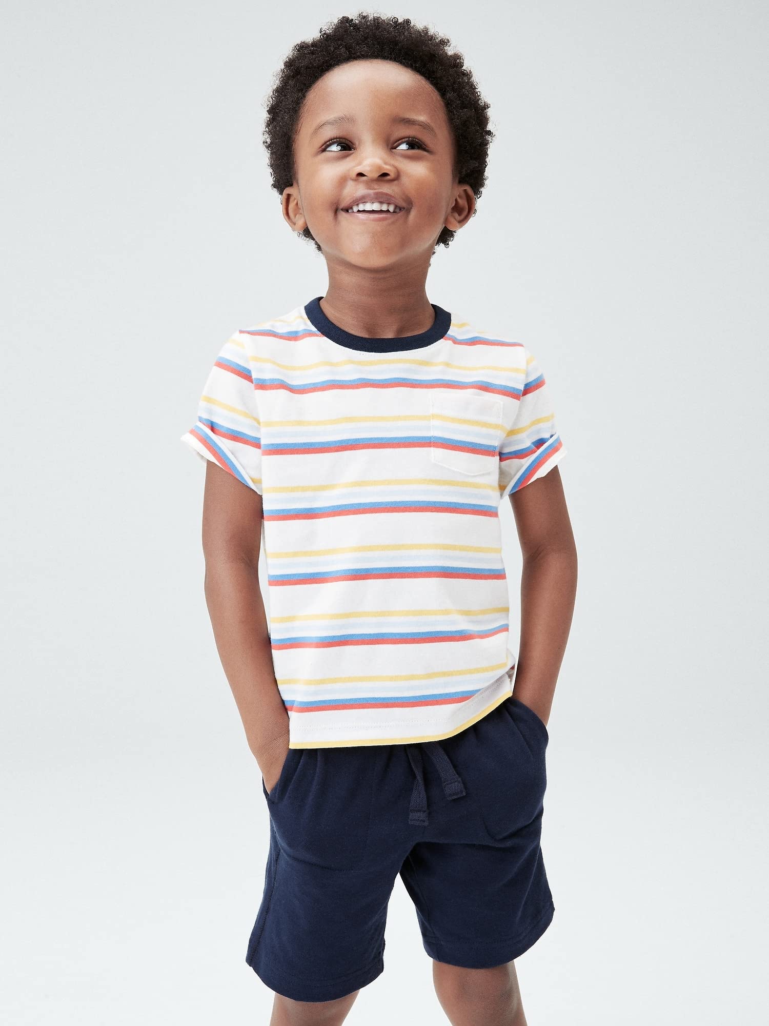 GAP Baby Boys Pull-on Shorts, Multi, 4T US
