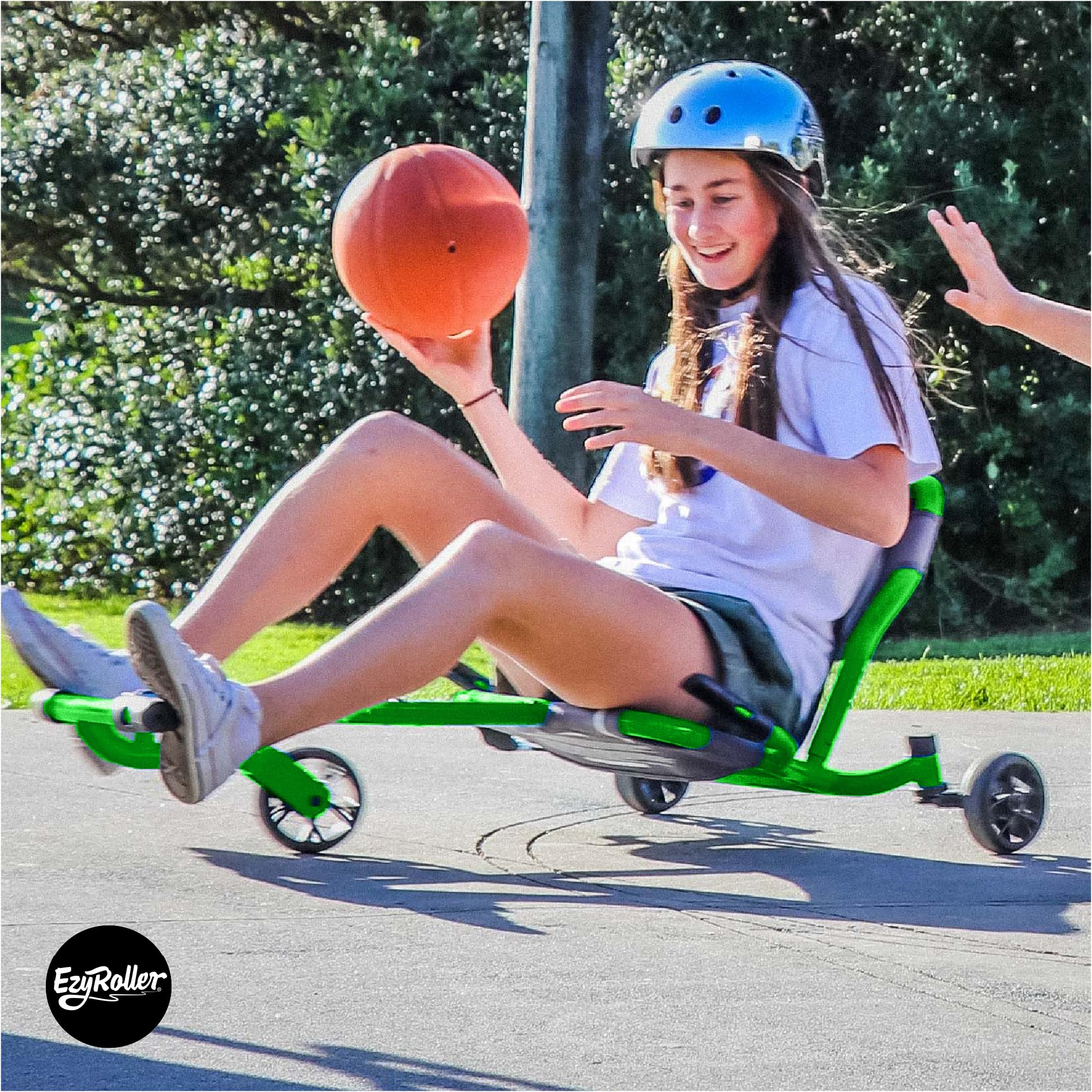 EzyRoller New Drifter Pro-X Ride on Toy for Kids or Adults, Ages 10 and Older Up to 200 lbs.- Green