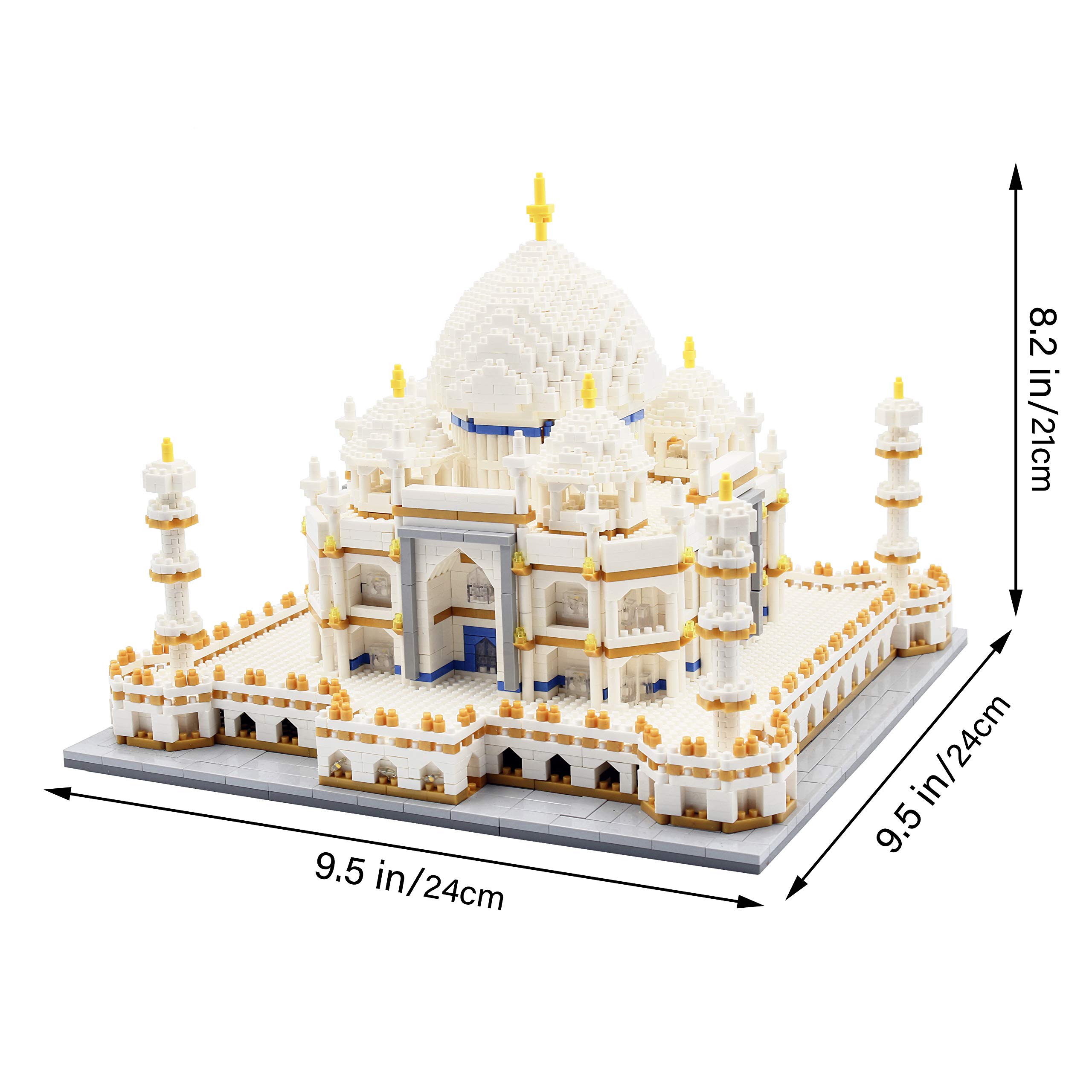 dOvOb Micro Mini Blocks Taj Mahal Building and Architecture Model Set,(4000Pieces) Toys Gifts for Kid and Adult