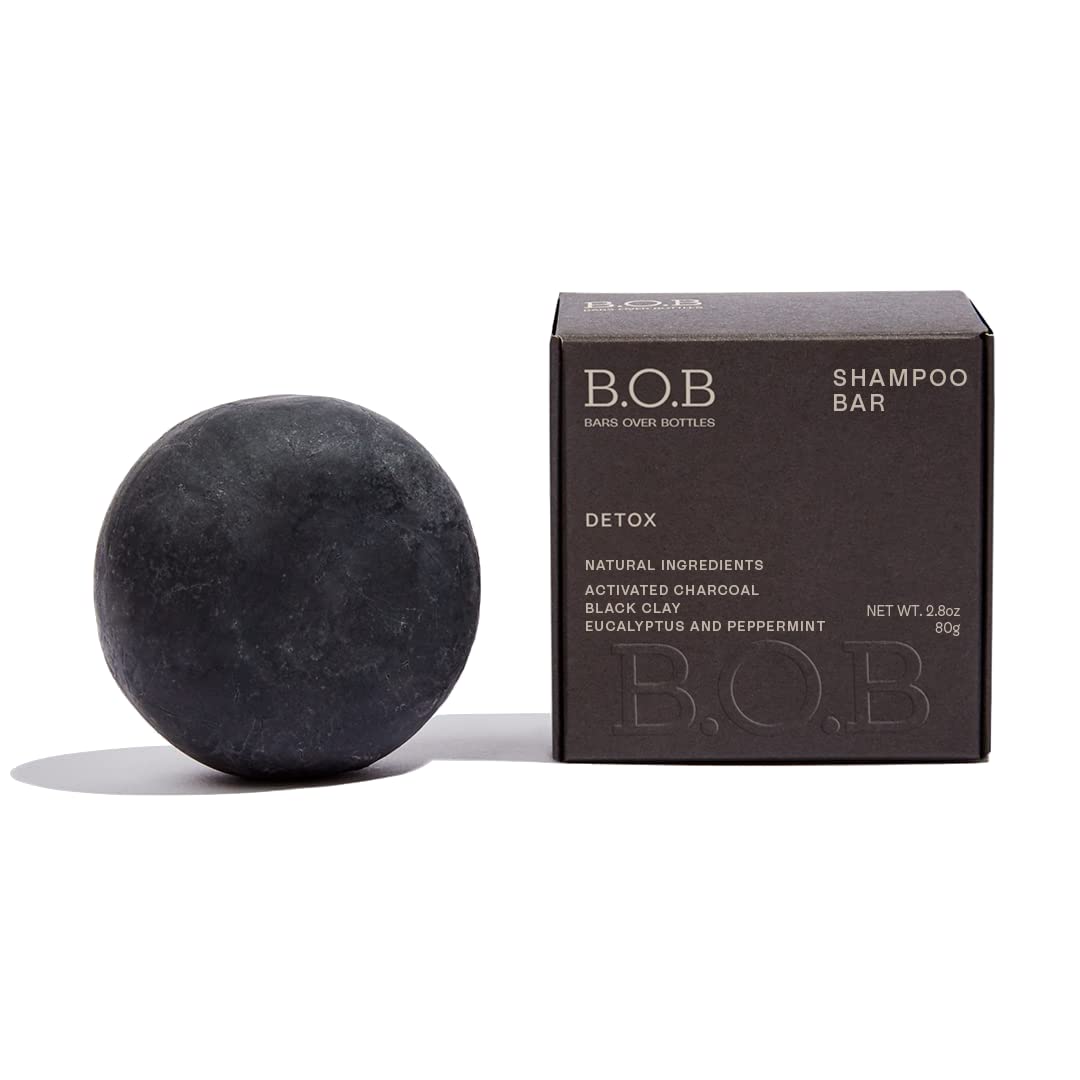 B.O.B BARS OVER BOTTLES Purifying Shampoo Bundle | Shampoo Bars | Hair Care, Ideal Ph Balance | Natural, Vegan | Eco-friendly, Sustainable, Plastic Free | Waterless & Zero Waste (Purifying)