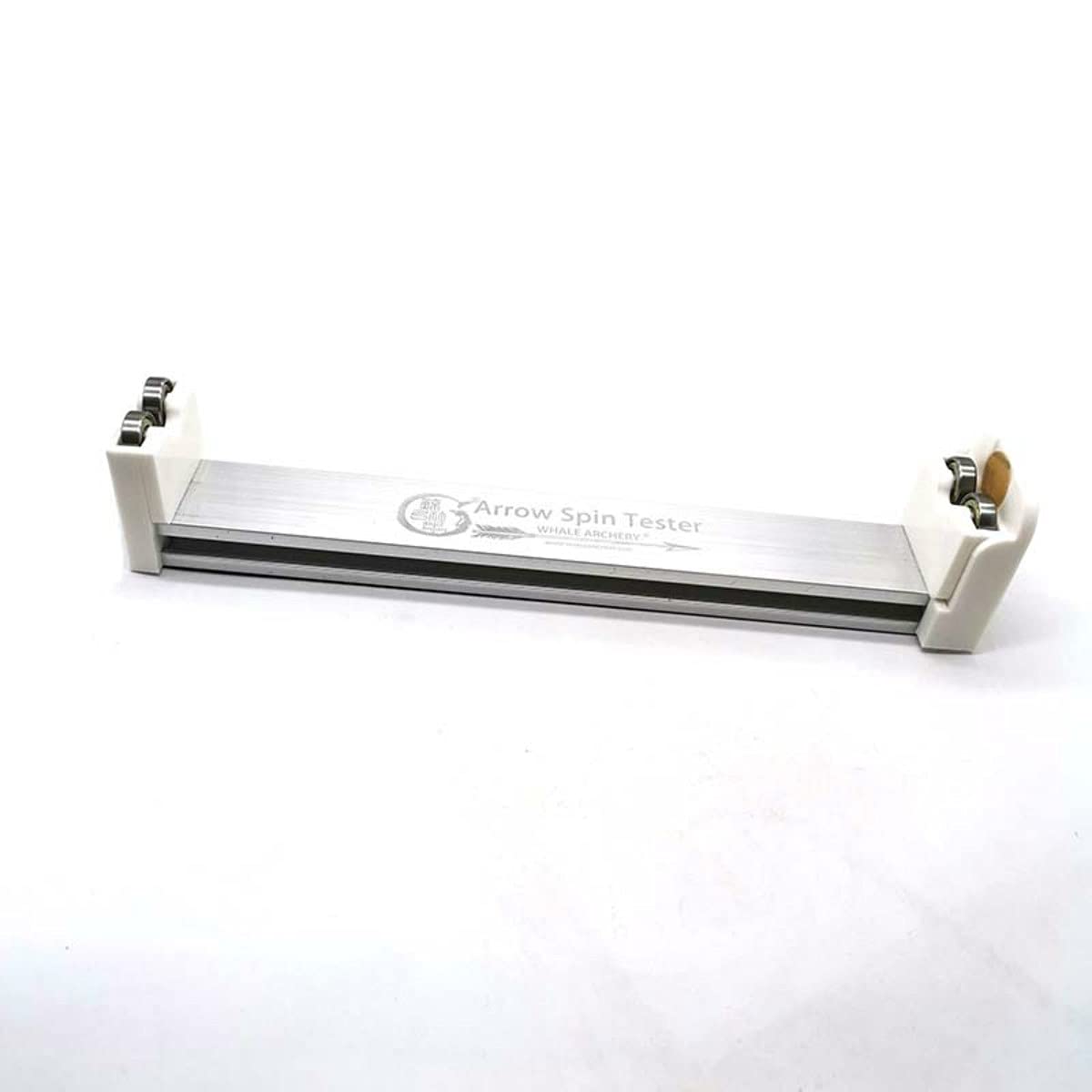 Aluminium Arrow Spinner Tester Carbon Arrows Checker Arrow Shaft Straightness Roller Squaring Tool Spinner Square Arrow Inspector for Spin Spine Spiner Arrow Making Kit Archery Accessories Equipment
