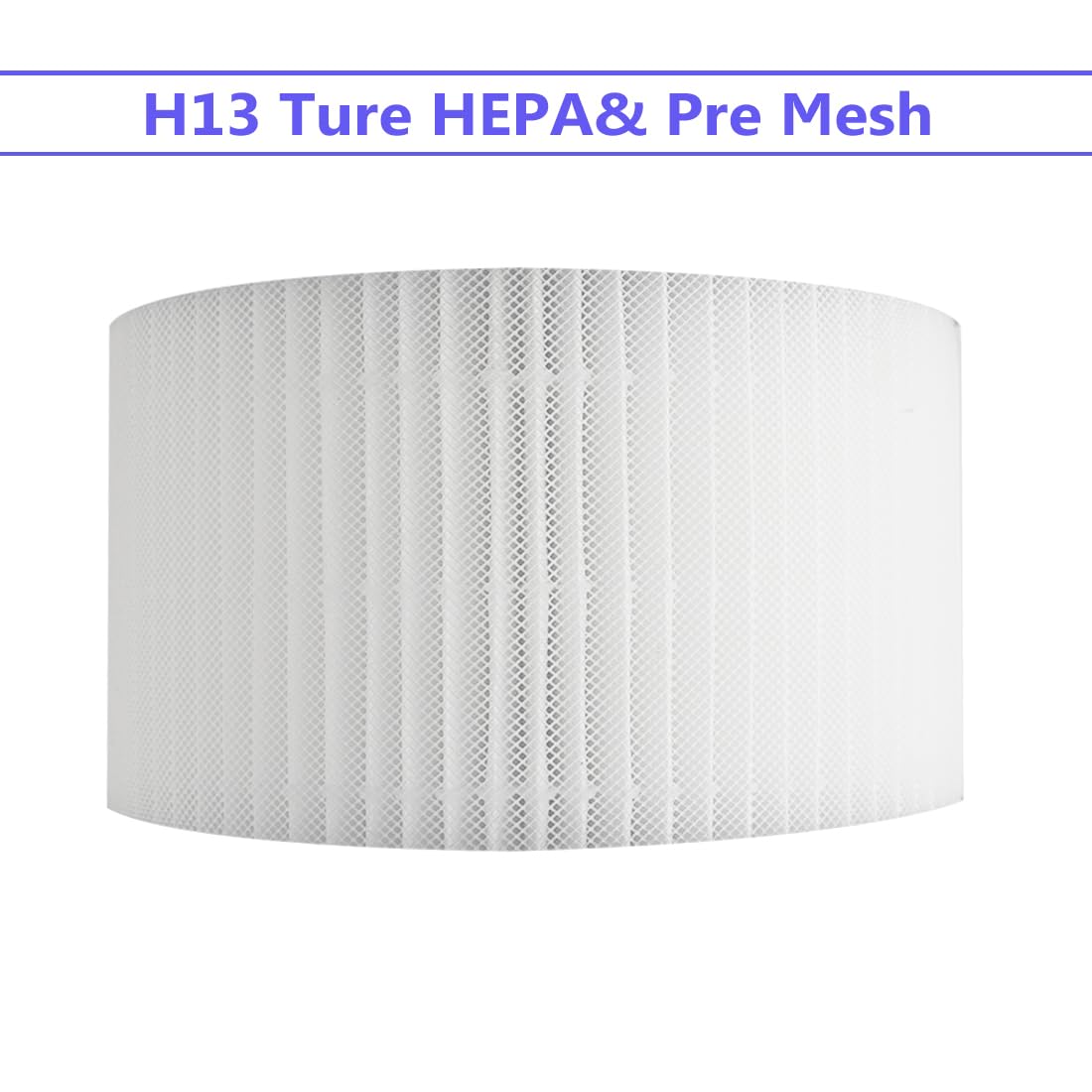 beneficiair 4 Pack 3-in-1 H13 True HEPA Replacement Filter BS-03 Compatible with PARTU and Slevoo BS-03 Air Purifiers