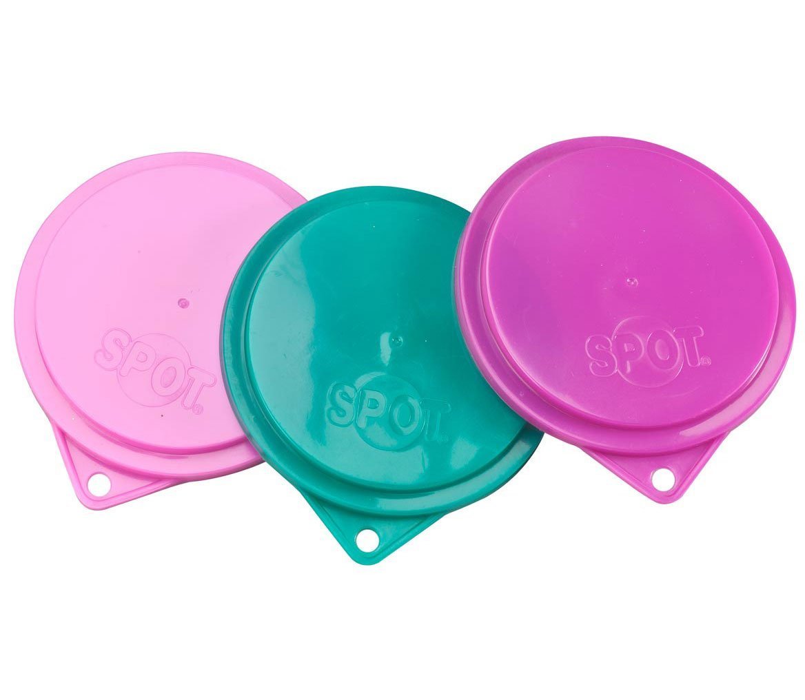 SPOT Ethical 3-1/2-Inch Pet Food Can Covers, 3-Pack
