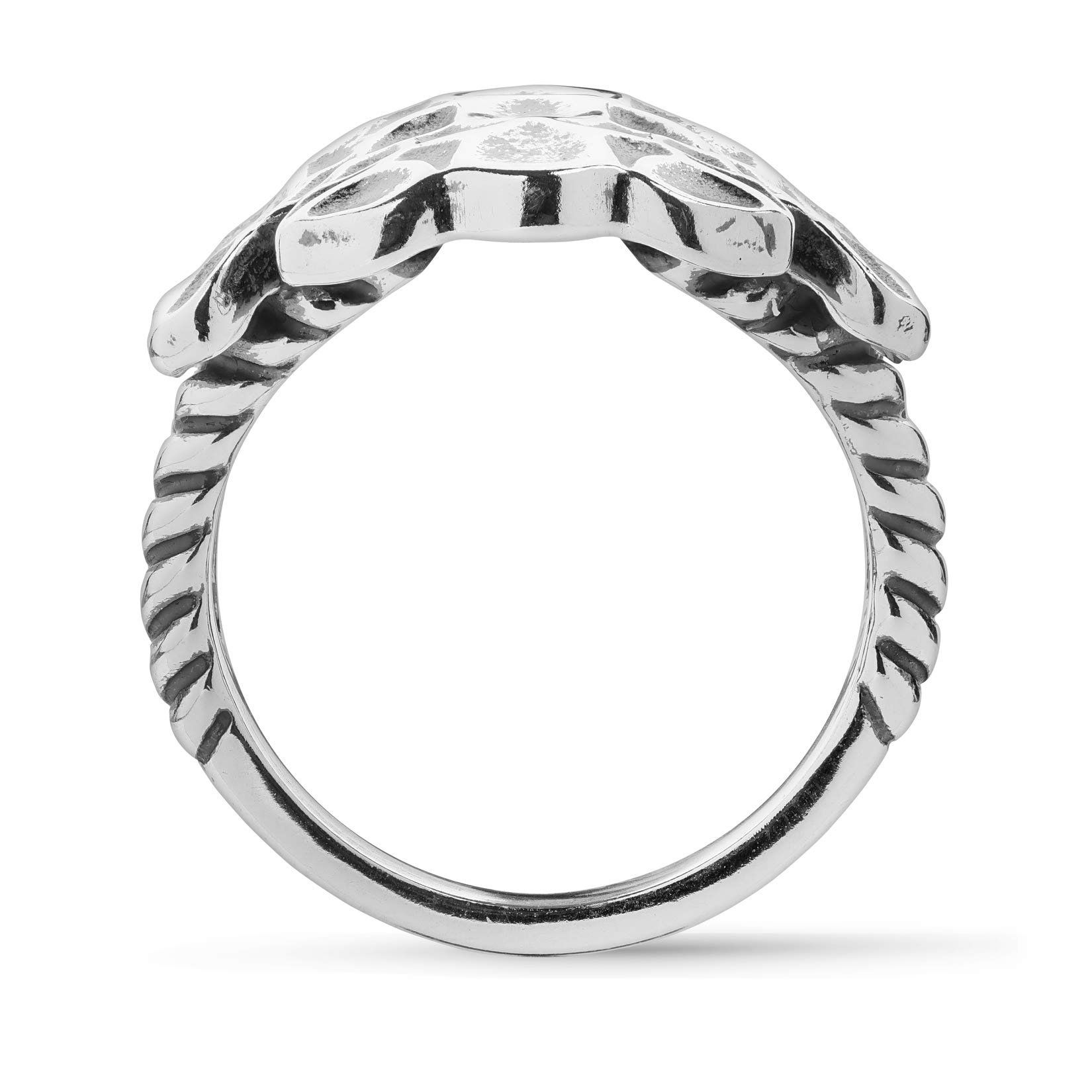 American West Sterling Silver His and Hers Arrowhead Design Ring Size 5