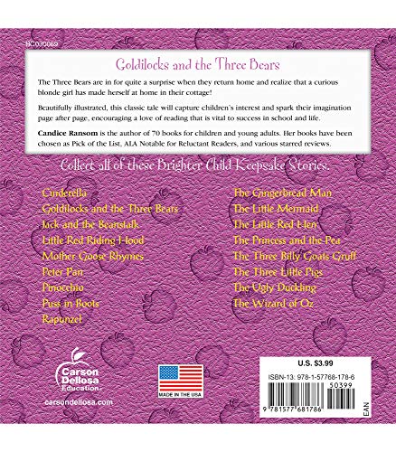 Goldilocks and the Three Bears (Keepsake Stories) (Volume 5)
