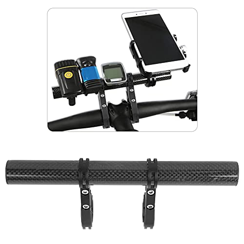 Aluminum Alloy Multi‑function Extension Bracket Durable for MTB for Road Bike for Adult Bikes for Folding Bike(black)