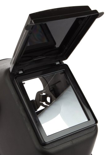 Forney 55672 Welding Helmet, Bandit III Flip Front, Shade-10,Black, Medium
