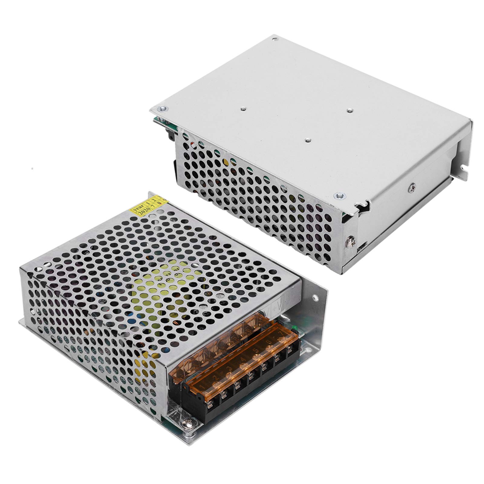 DC24V Output Switch Power Supply Driver Aluminum Alloy Voltage Converter LED Screen Strip Light 3 Dimensional Printer Power Supply Transformer(S‑120‑24(24V/5A/120W) AC100‑240V)