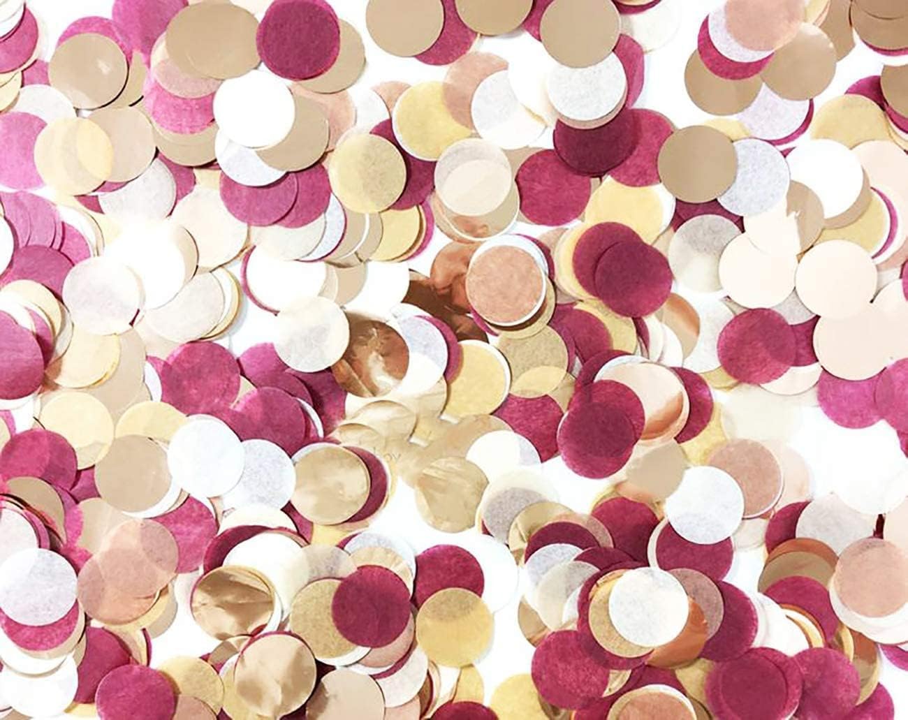 Burgundy Gold Confetti/Graduation Decorations Burgundy Gold/Maroon Confetti/Burgundy Gold Table Decorations/Fall Engagement Decorations/Burgundy Gold Birthday Decorations Weddings