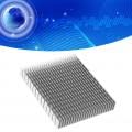 Aluminum Heatsink Cooling Heat Sink Circuit Board Cooling Cooler Fin for CPU Amplifier PCB 150x120x20mm (White)