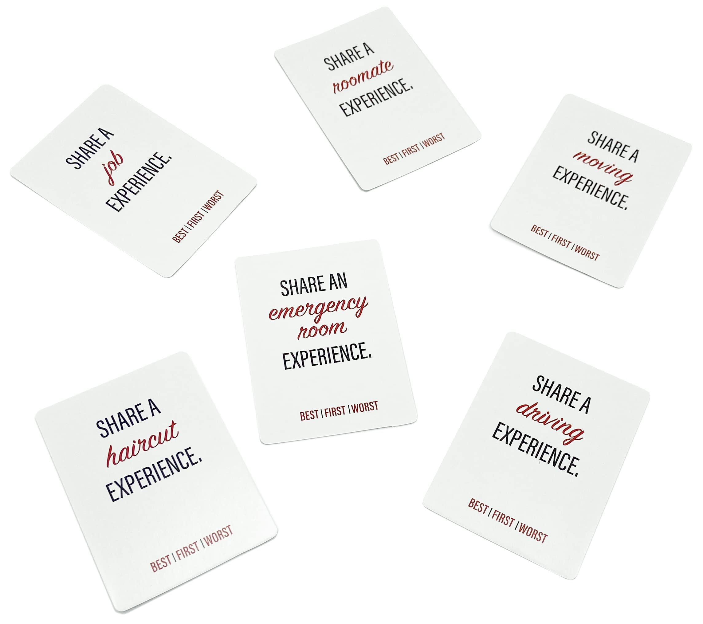 Gatwick Games Best First Worst - New Couples Card Game, Great for Couples Date Night, Work on Strengthening Your Relationship While Playing a Fun Card Game, 2 or More Players