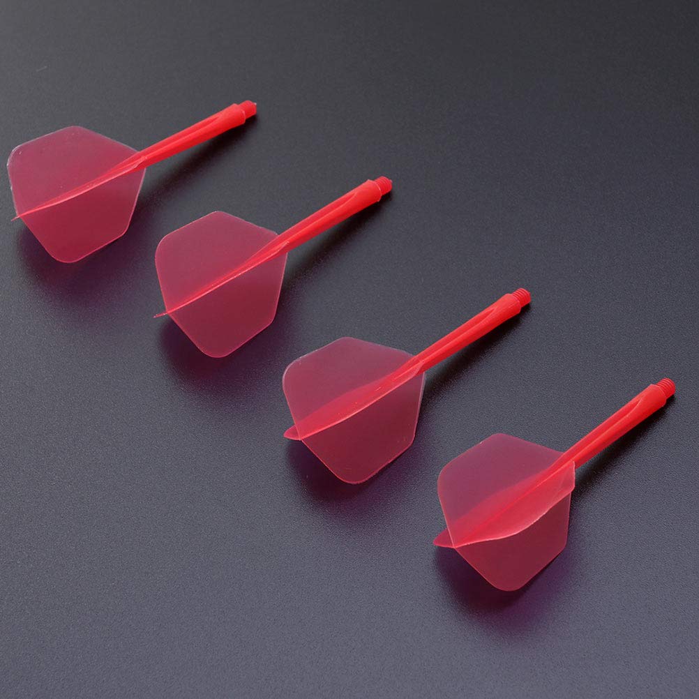 Abaodam 10 Pcs Professional Dart Flights and Shafts Dart Accessory Integrated Dart Shaft