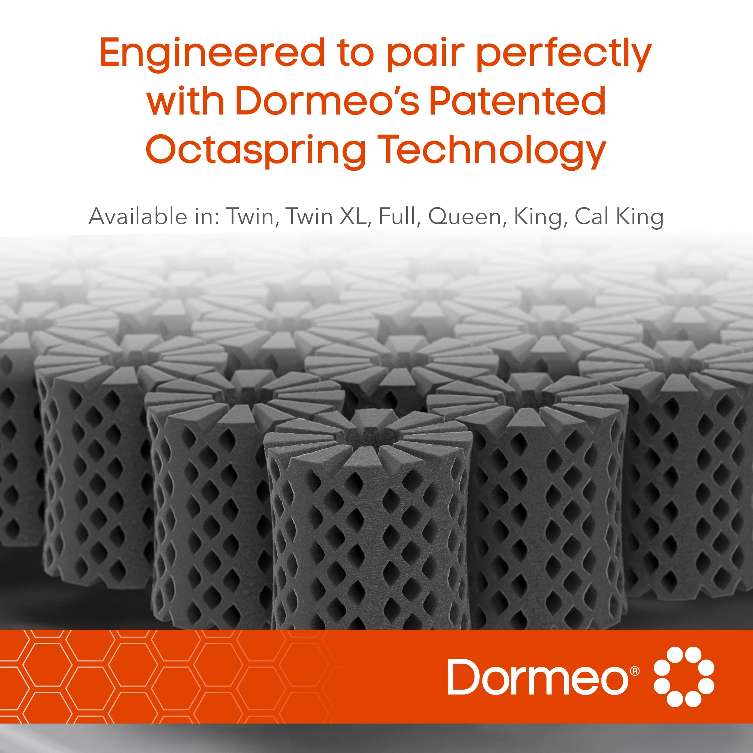 Dormeo Twin Mattress Topper and Premium Waterproof Mattress Protector Bundle