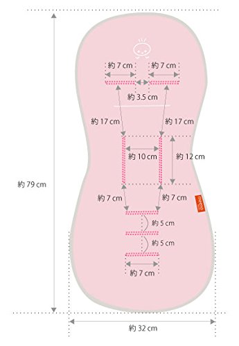 Meeno Babies - Pink Cool Mee Stroller Liner
