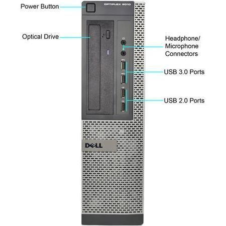 Dell Optiplex 7010 SFF Premium Business Desktop PC, Intel Core i7 Processor, 8GB DDR3 RAM, 500GB HDD, DVD/-RW, Radeon 7470 Graphics, Windows 10 (Renewed)