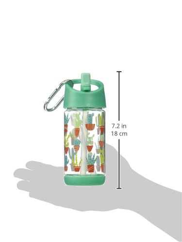 SugarBooger Flip & Sip Clear Tritan Cup, Cactus