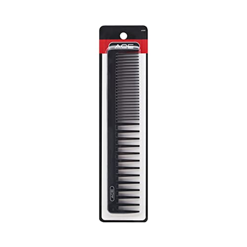 GOODY Ace Bi-function Comb, Coarse Teeth & Regular Teeth, Black, 1CT