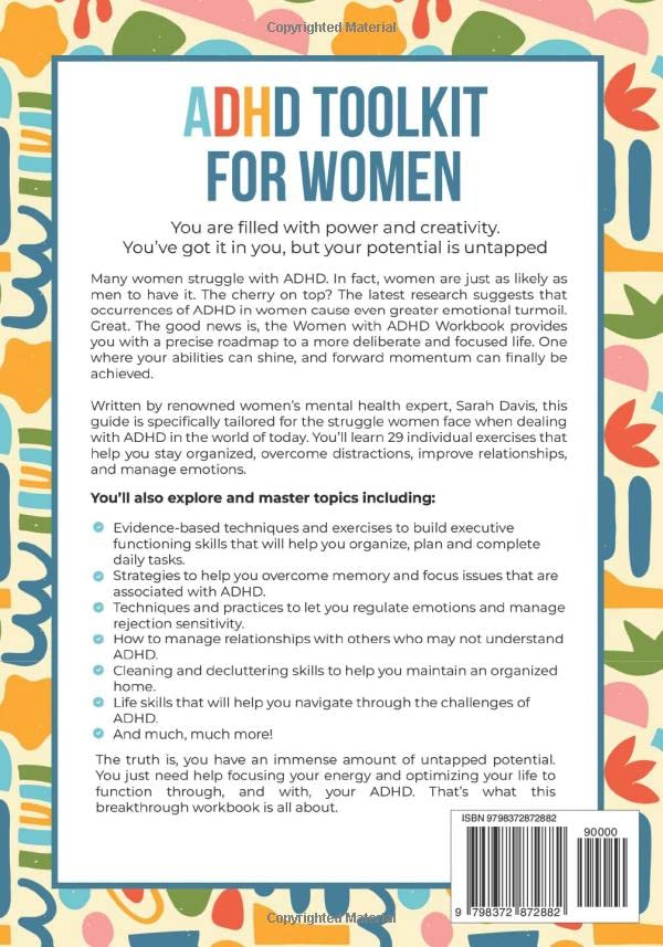 ADHD Toolkit for Women: (2 books in 1) Workbook & Guide to Overcome ADHD Challenges and Win at Life (Women with ADHD)