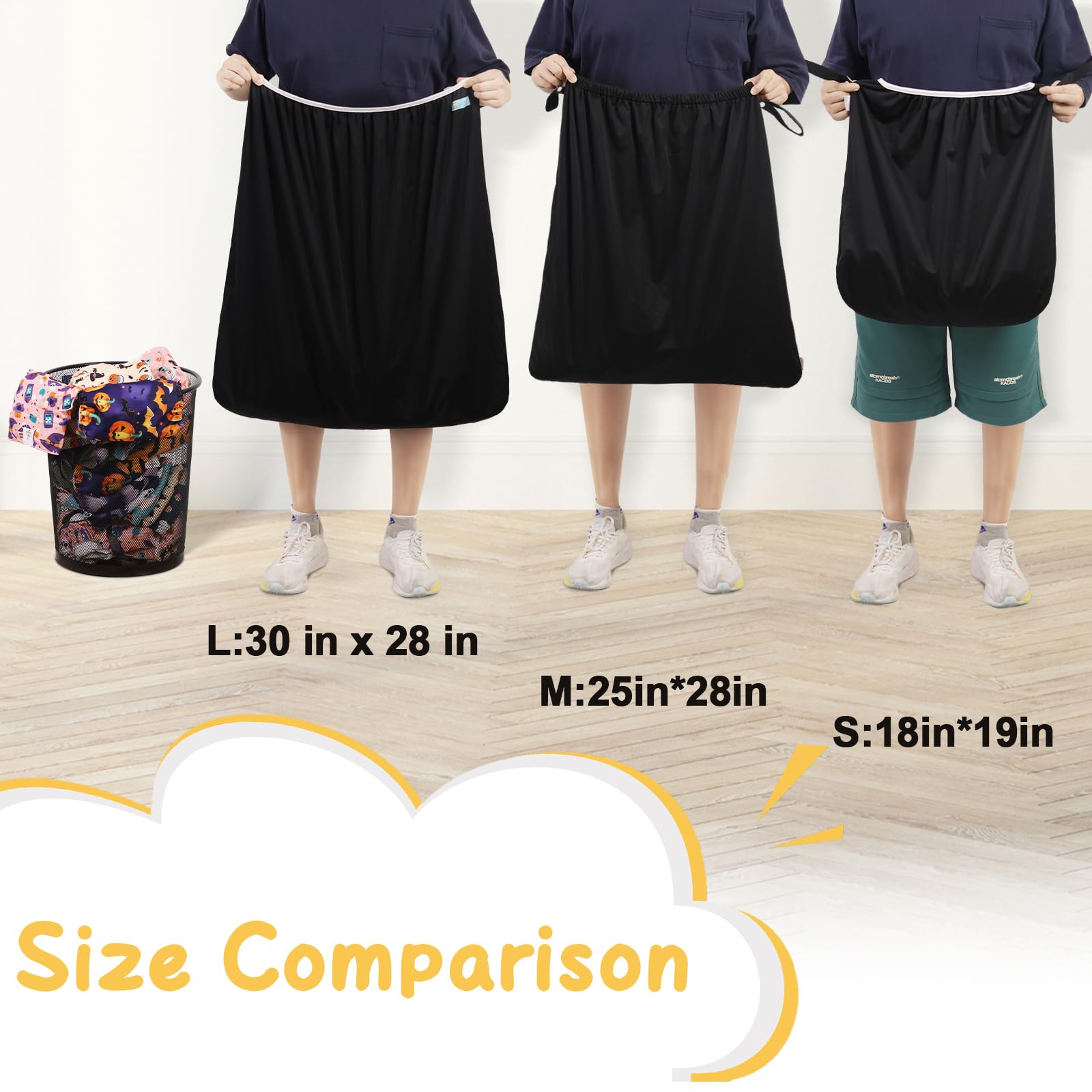 ALVABABY Reusable Diaper Pail Liner for Cloth Diaper,Rubbish Bag,Laundry,Kitchen Garbage Cans (color 157)