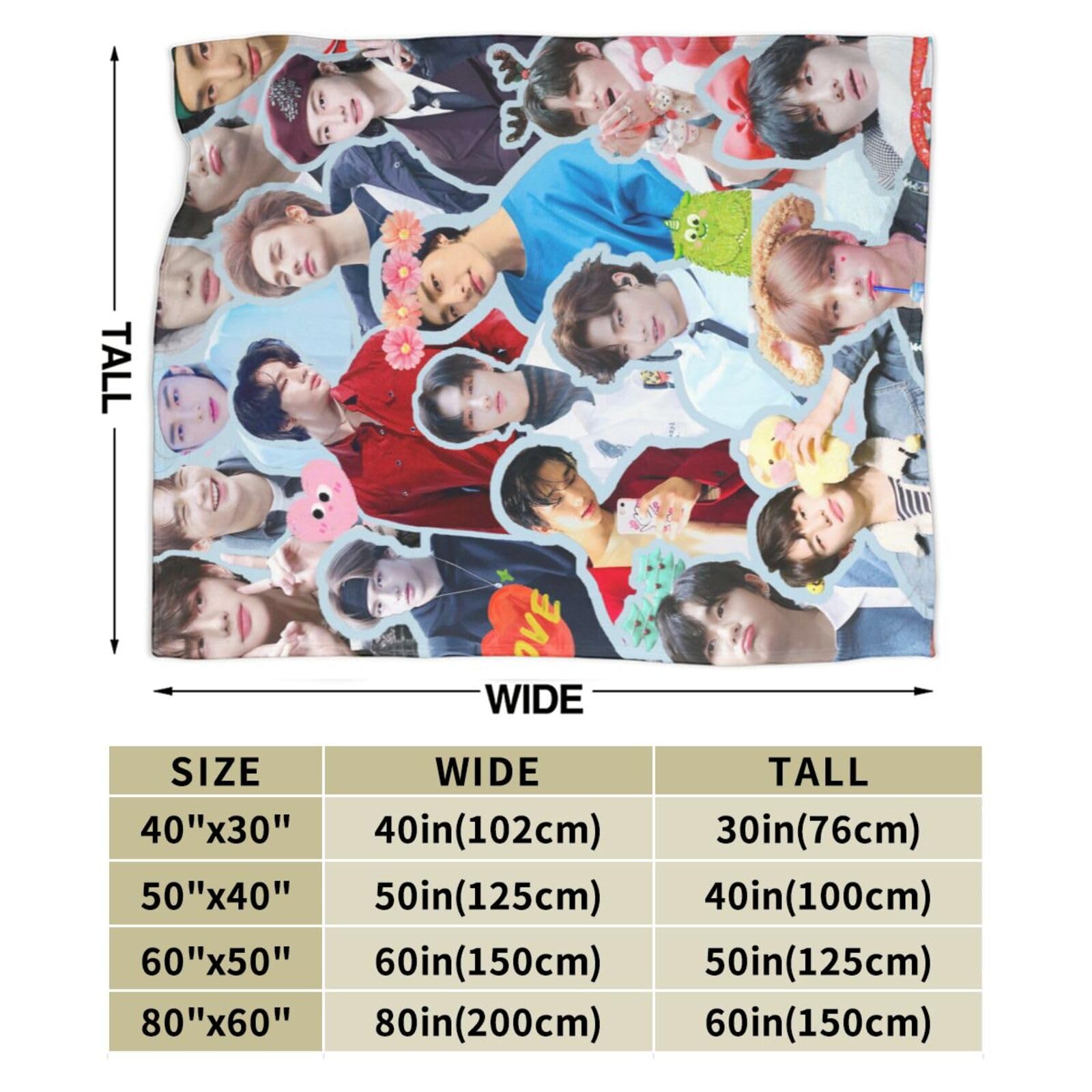 Blanket Stray Kids Hyunjin Soft and Comfortable Warm Fleece Blanket for Sofa,Office Bed car Camp Couch Cozy Plush Throw Blankets Beach Blanketsā¦