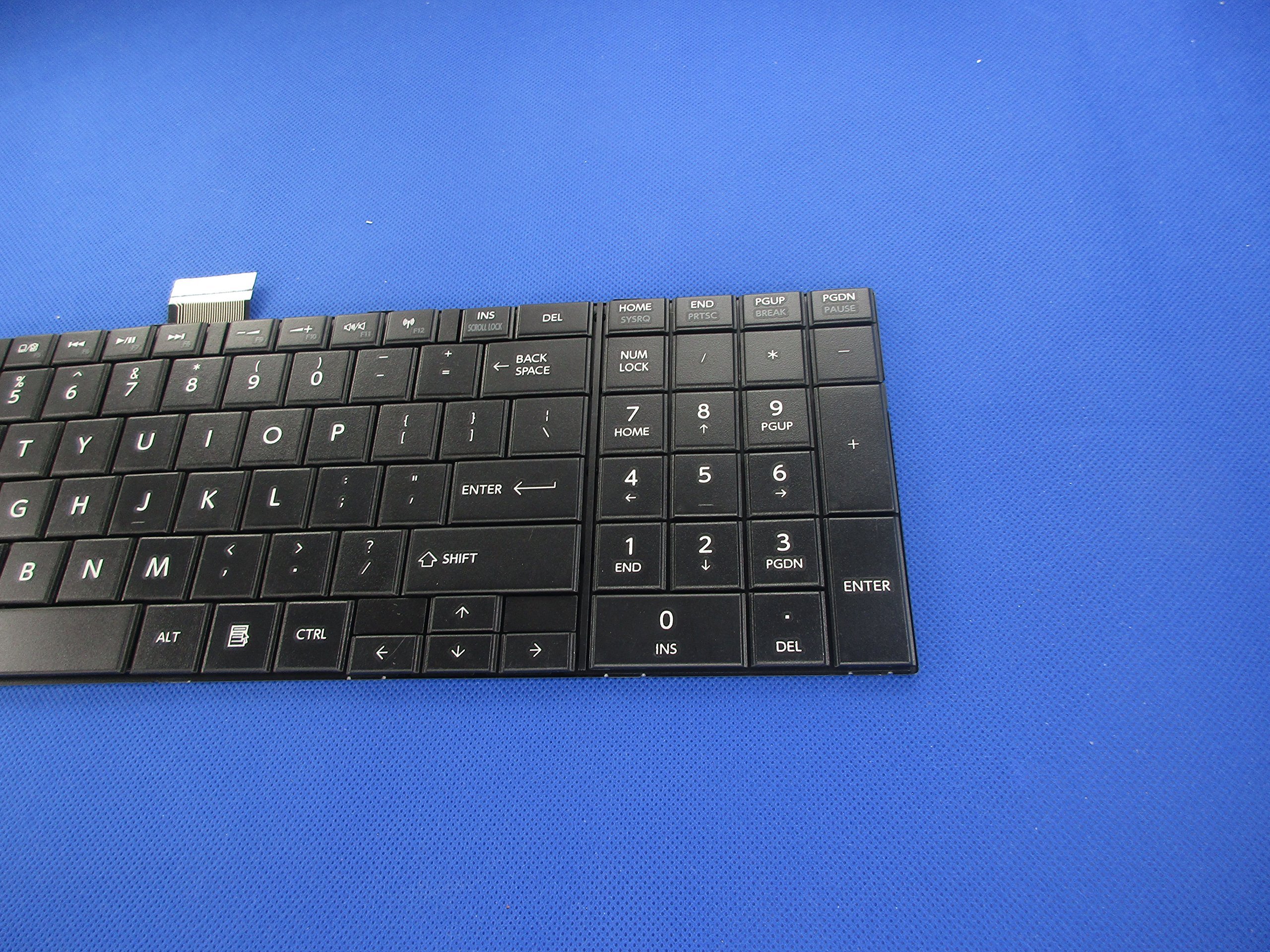 SUNMALL Keyboard replacement Compatible with Toshiba Satellite C850 C855 C855D L850 L855 L855D L875D P850 P875 P855 Black US Layout