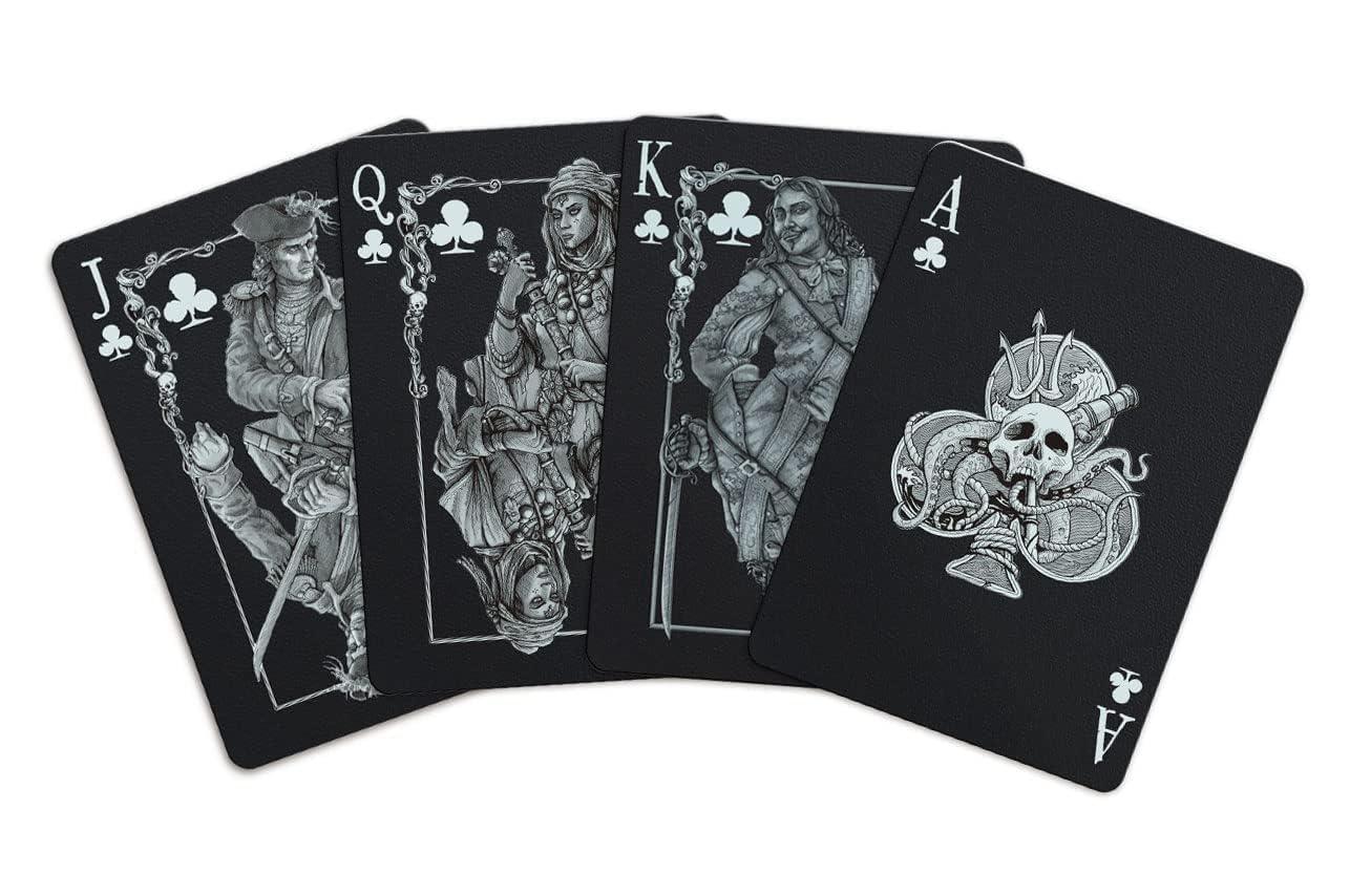Gents of Fortune Playing Cards Black Flag Edition Waterproof Gent Supply