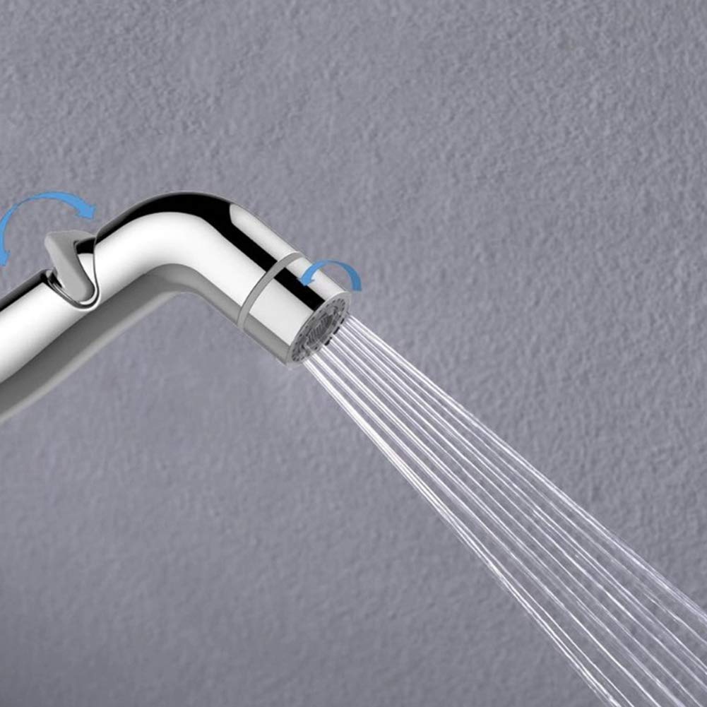 Bidet Sprayer for Toilet ABS Bidet Attachment Handheld Bidet Sprayer Electroplating Handheld Adjustable Toilet Bidet Spray Nozzle Bathroom Accessory