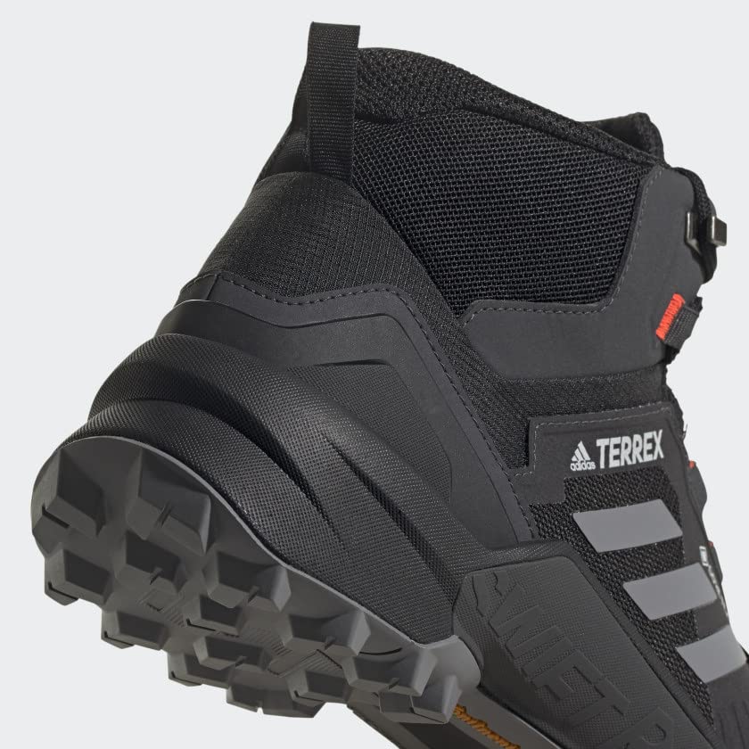 adidas Terrex Swift R3 Mid Gore-TEX Hiking Shoes Men's, Black, Size 9