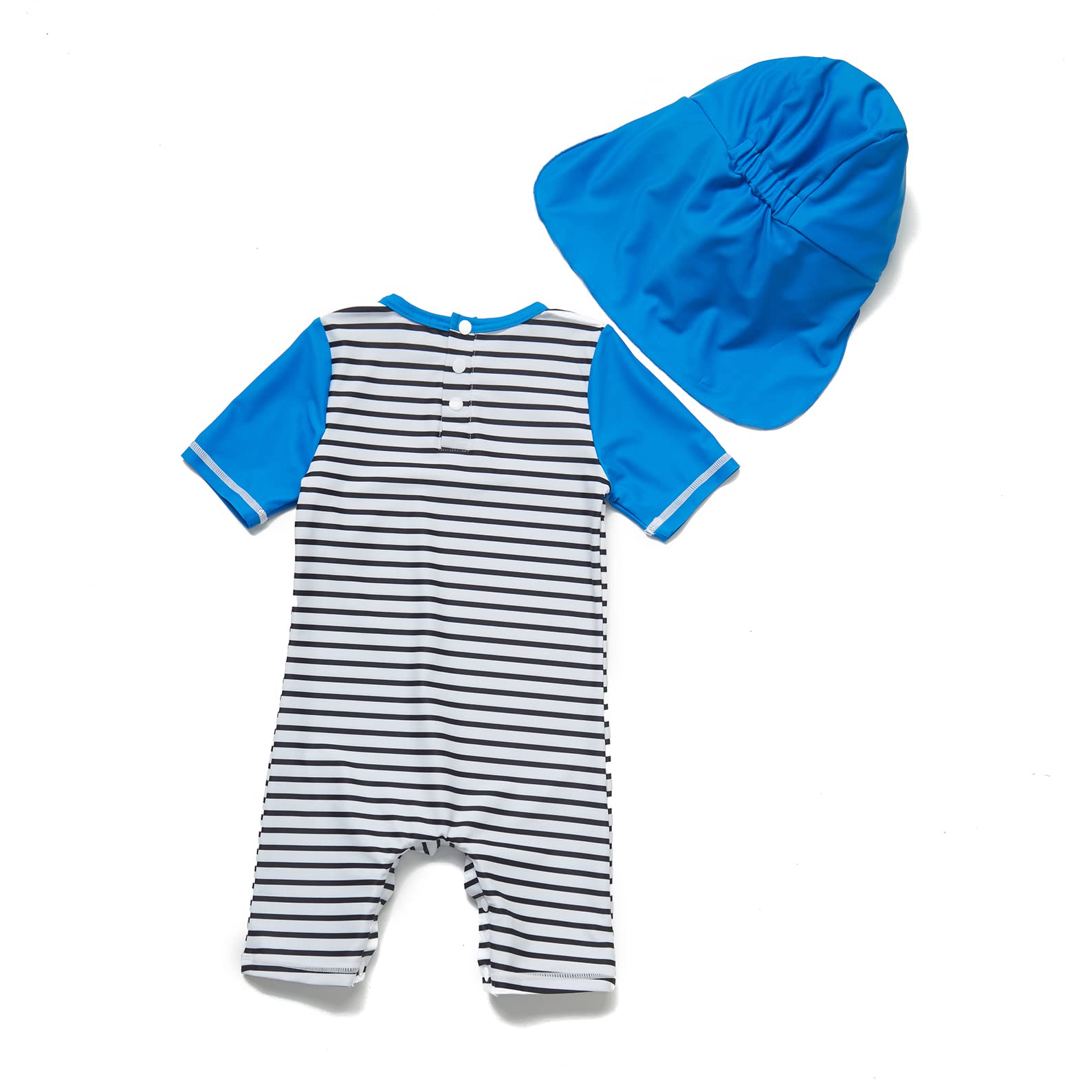 Baby Boys 3/4 Sleeves Sunsuit UPF 50+ Swimwear Sun Protection One Piece Bathing Suit (9-12 Months Turtle)
