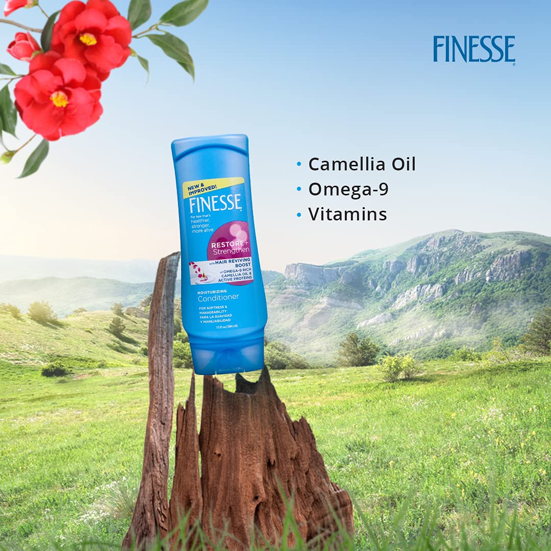 FINESSE Restore + Strengthen, Moisturizing Conditioner 13 oz
