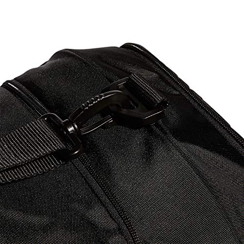 adidas Unisex adult Defender 4 Medium Duffel Bag, Black/White, One Size