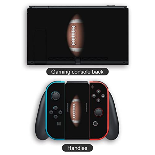 American Football Rugby Decal Stickers Cover Set Full Wrap Skin for Switch Protection Faceplate Sticker for Switch