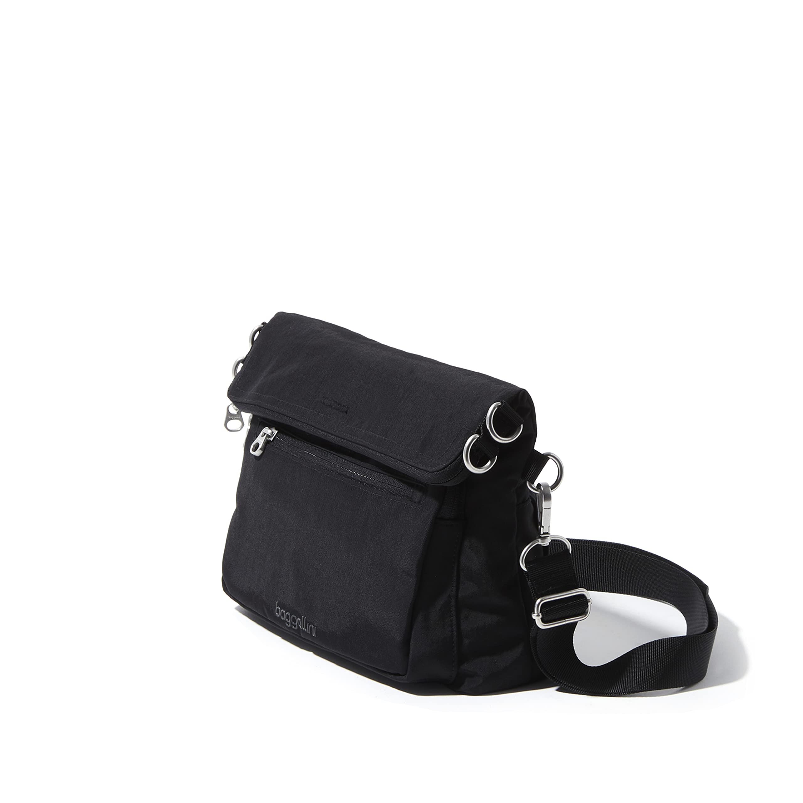 Baggallini Womens Urban Explorer Multi Crossbody, Black, One Size US