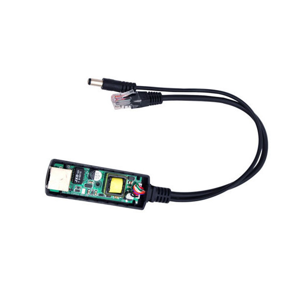 POE Splitter,LFHUKEJI Passive POE Splitter 24V to 12V Compatible with Most Switches POE and All Web Cameras