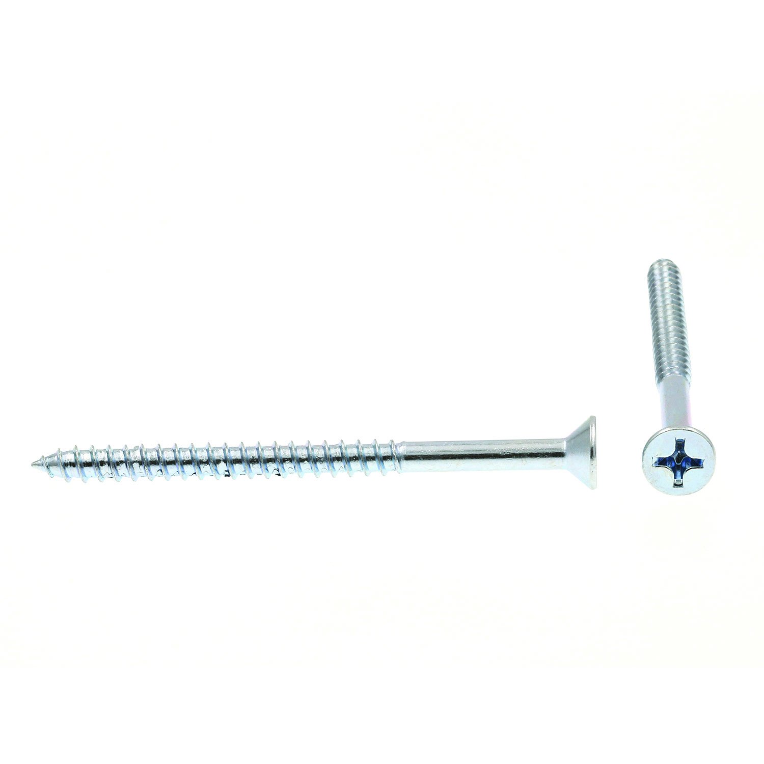 Prime-Line 9036686 Wood Screw, Flat Head Phillips, #14 X 3-1/2 in, Zinc Plated Steel, Pack of 25