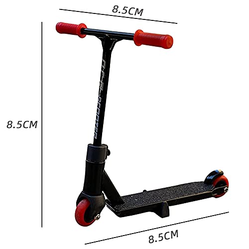 MIKEMENG Finger Scooter with Tools and Shoes Finger Board Accessories - Pack 1 Black Finger Toy for Kids Toy (Blue Scooter)
