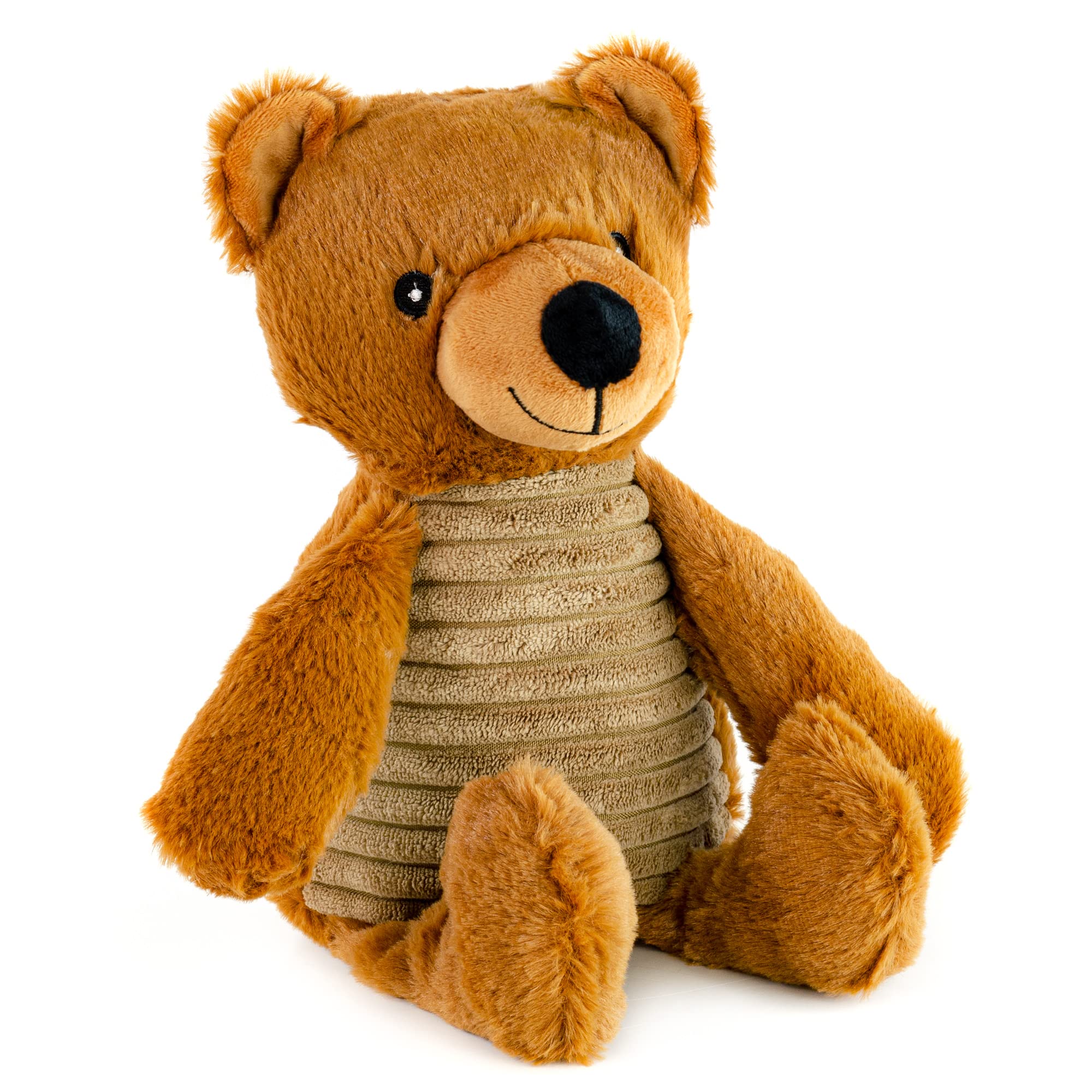 Giftable World Safari Pet Plush Toy with Squeaker (Bear, Rhino, Elephant)