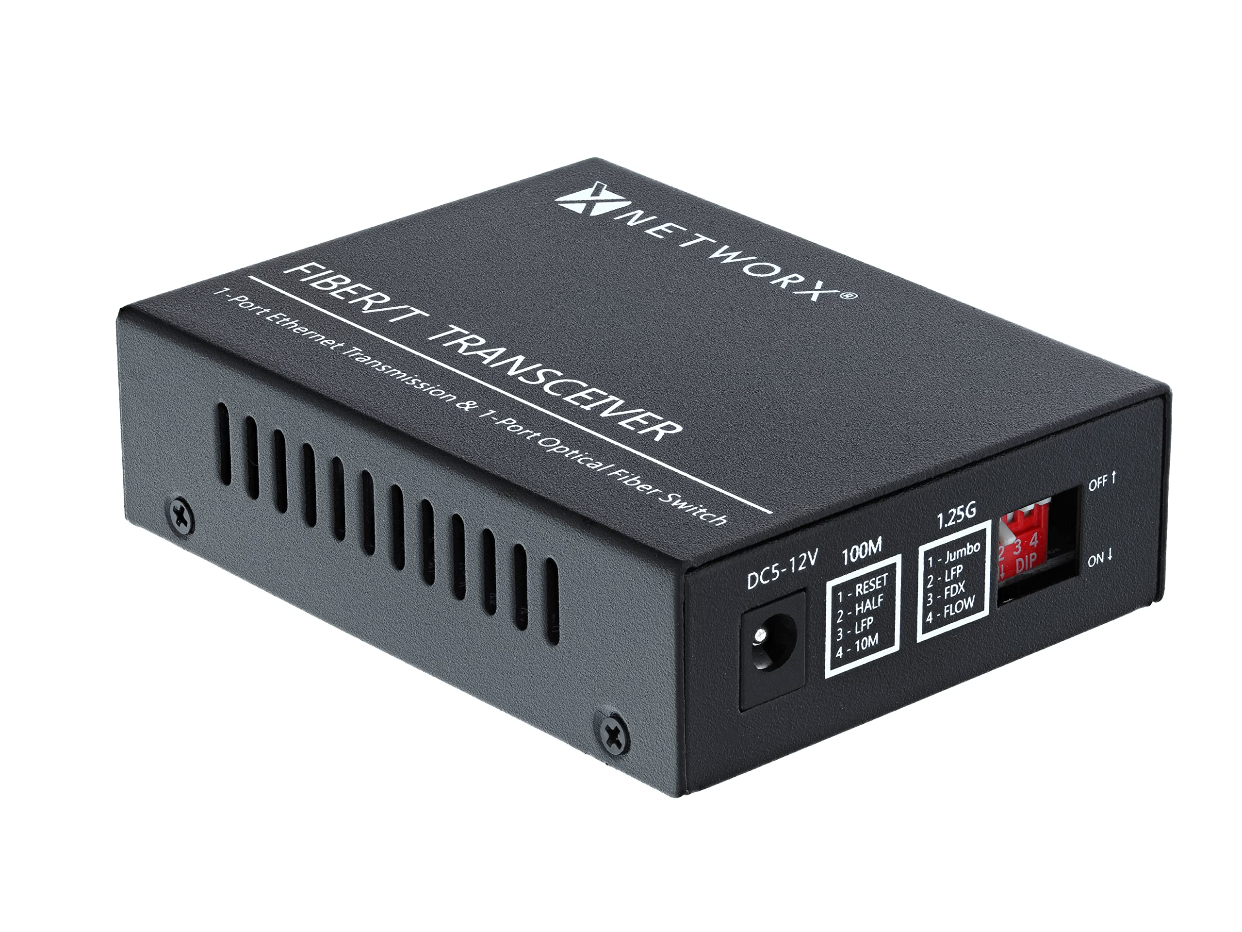 Gigabit Ethernet Fiber Media Converter - UTP to 1000Base-LX - ST Multimode, 5...