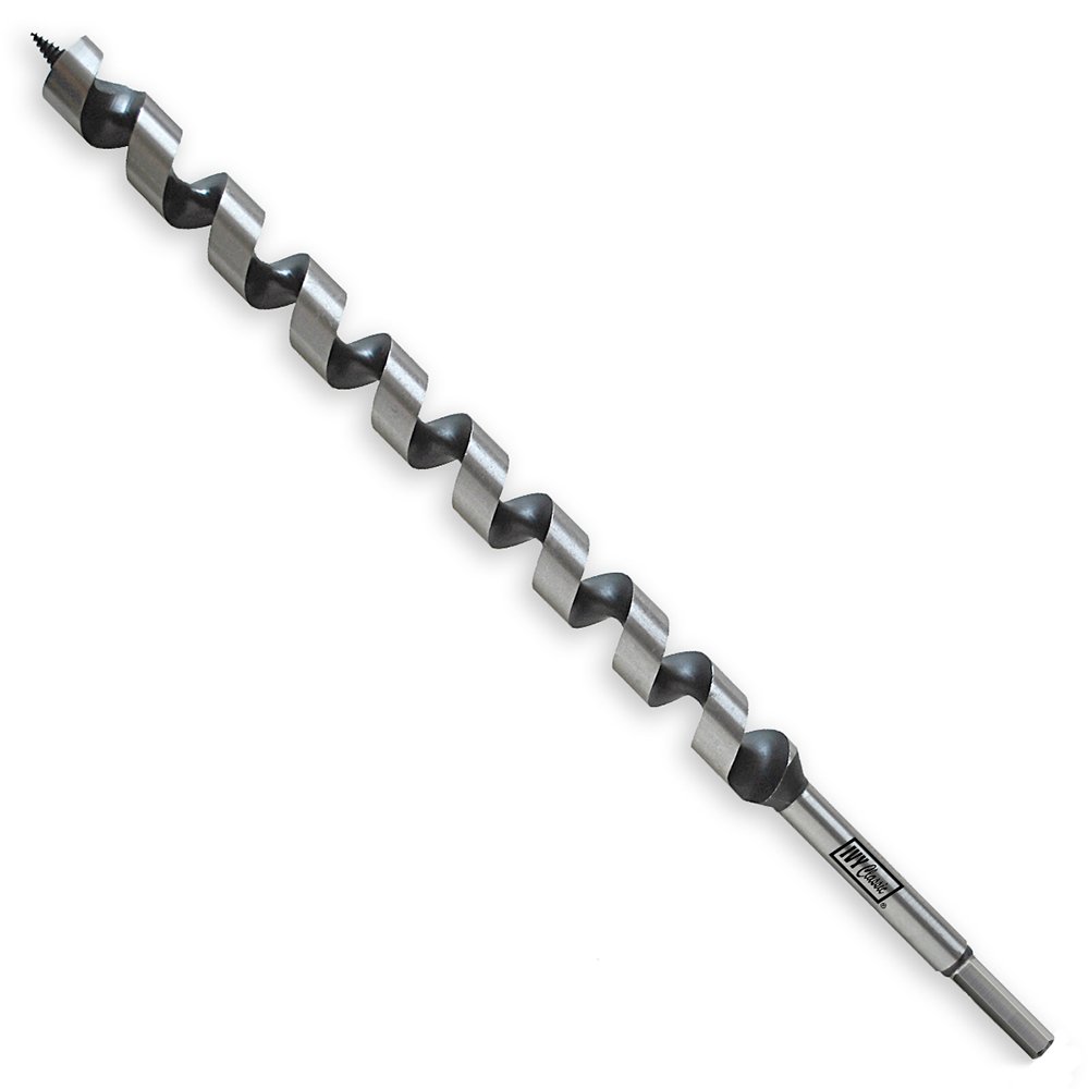 IVY Classic 46339 1-1/4 x 18-Inch Nail-Cutting Ship Auger, High-Grade Alloy-Steel, 1/Tube
