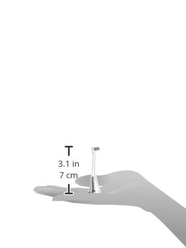 Supersmile Zina45 Replacement Polishing Head for Sonic Pulse Toothbrush - Delivers Professional At-Home Teeth Whitening Polish & Shine (Silver