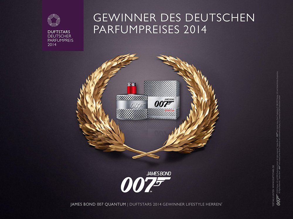 James Bond 007 Quantum Eau de Toilette Spray for Men, 2.5 Ounce