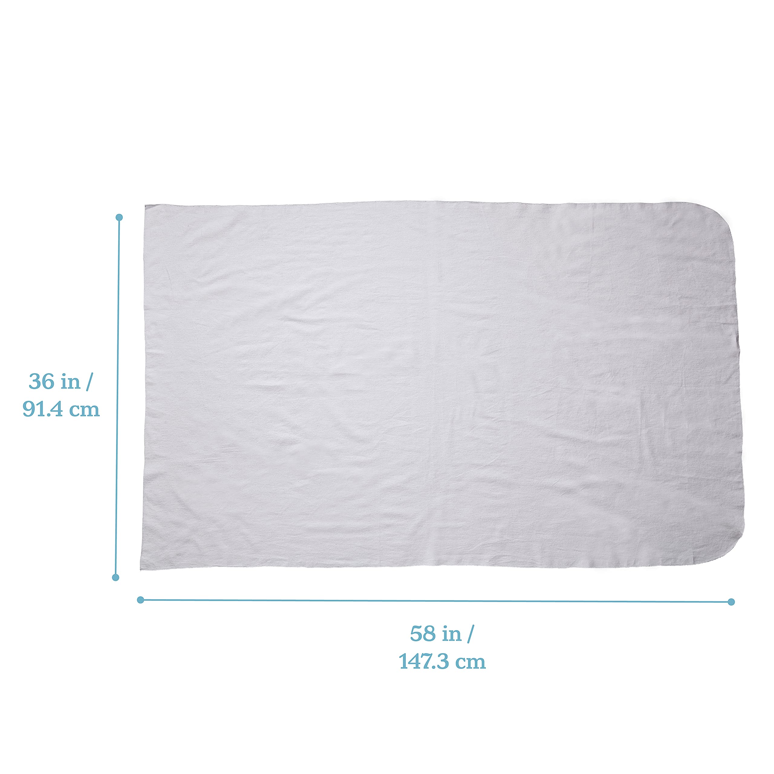 ECR4Kids Blanket, Rest Time Accessories, White, 12-Pack