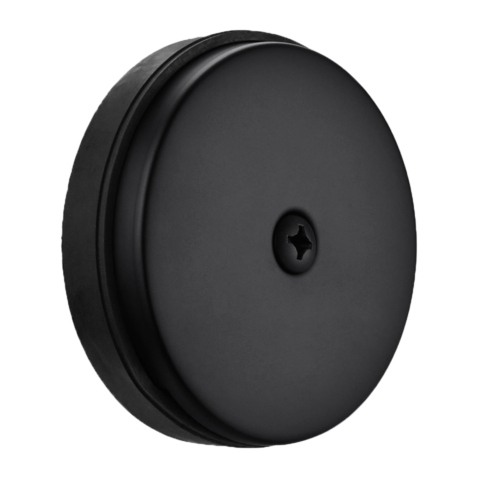 BESTILL Single Hole Bathtub Drain Overflow Plate Kit,Matte Black