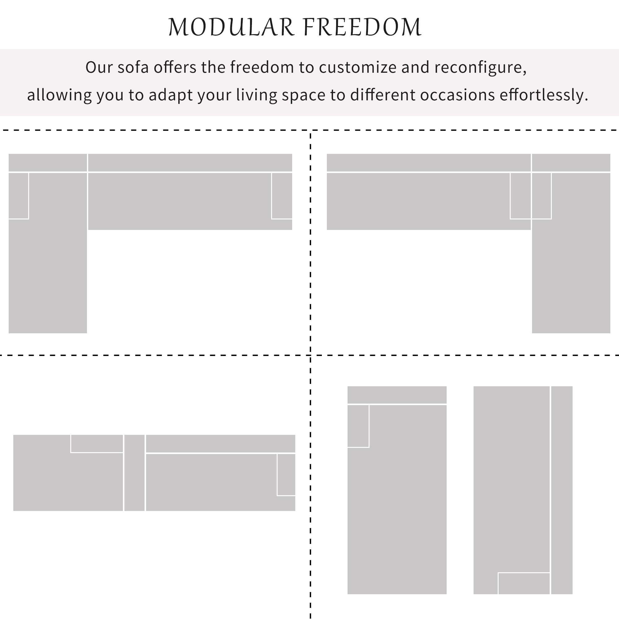 BAMOOLI 109'' Modular Sectional Couch, Modern L-Shape Floor Sofa with Chaise Lounge, Comfy Chenille Fabric Sponge Sofa Couch, Upholstered Corner Cloud Couch for Living Room, Bedroom, Apartment, Grey