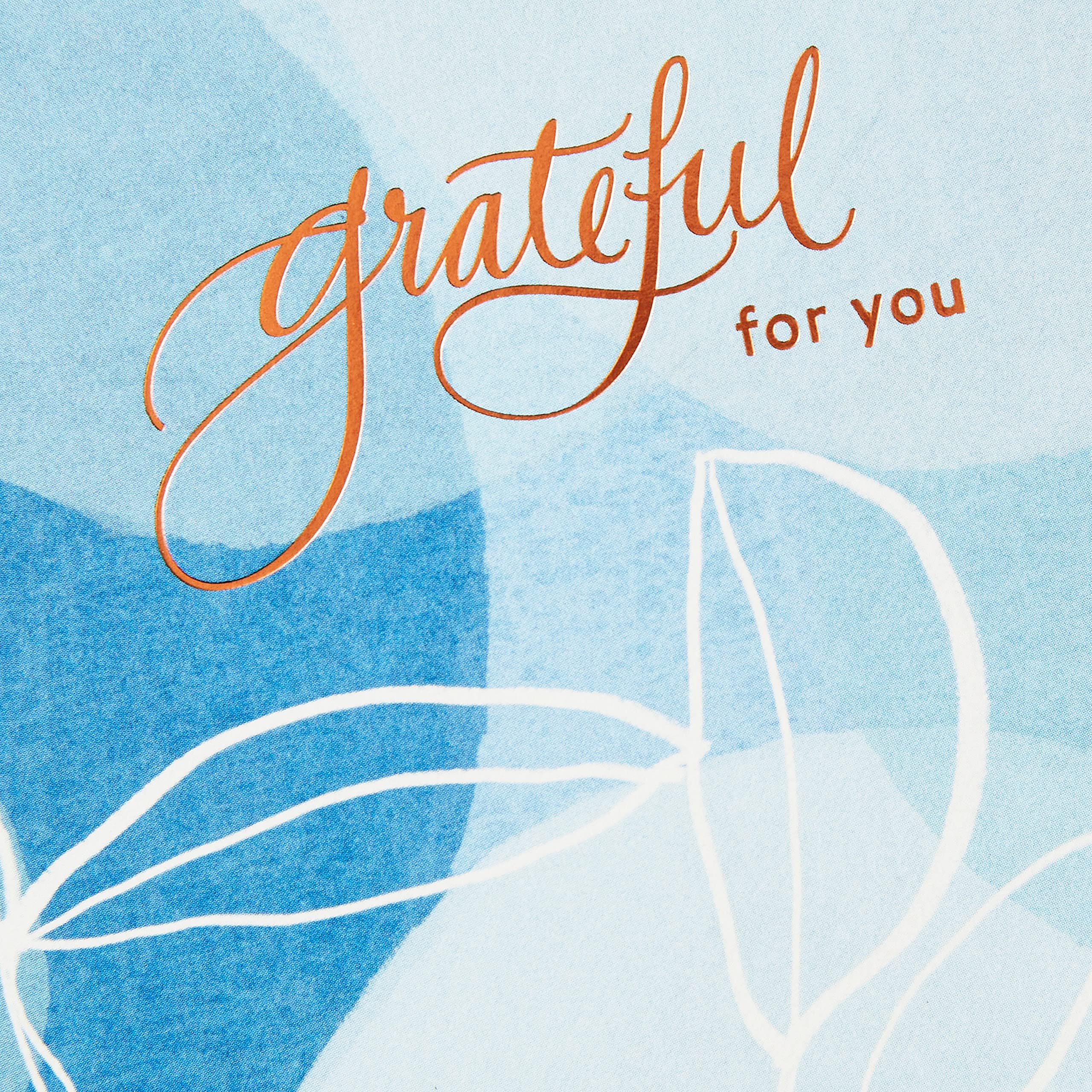 Hallmark Funeral Thank You Cards, Abstract Watercolor (24 Thank You for Your Sympathy Cards with Envelopes)