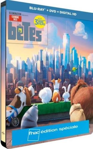 Blu ray + DVD Comme des bêtes - Edition Steelbook Spéciale FNAC