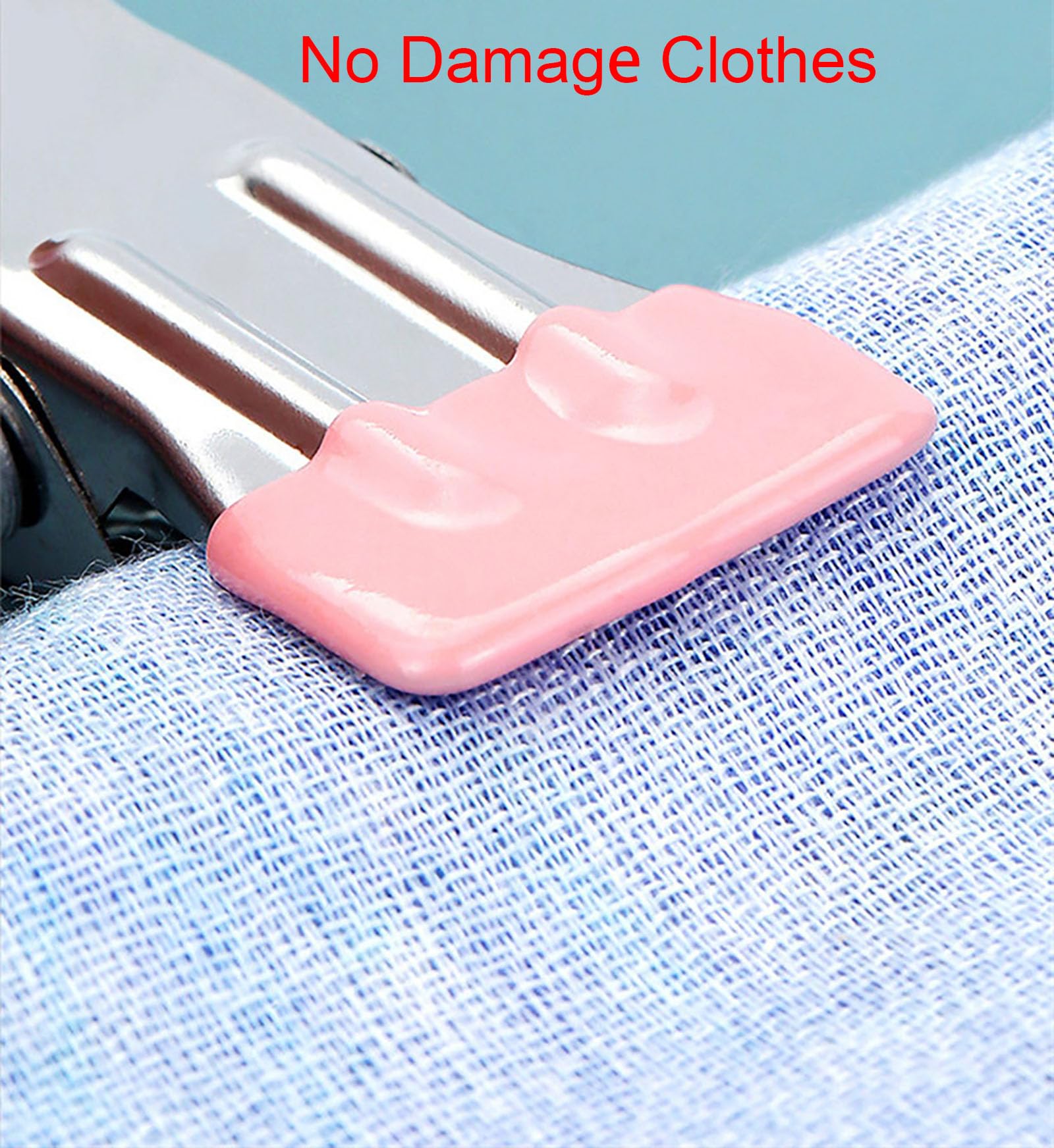 Clothes Pins Clips, 16 Pcs 2.2 Inch Stainless Steel High Elasticity Good Persistence for Clothespins, Paper Clips, Chip Clips, Bag Clips (16)