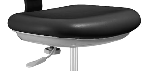 Dental Medical Chair for Dentist Doctor's Stool Adjustable Mobile Chair PU Leather Black(14#)