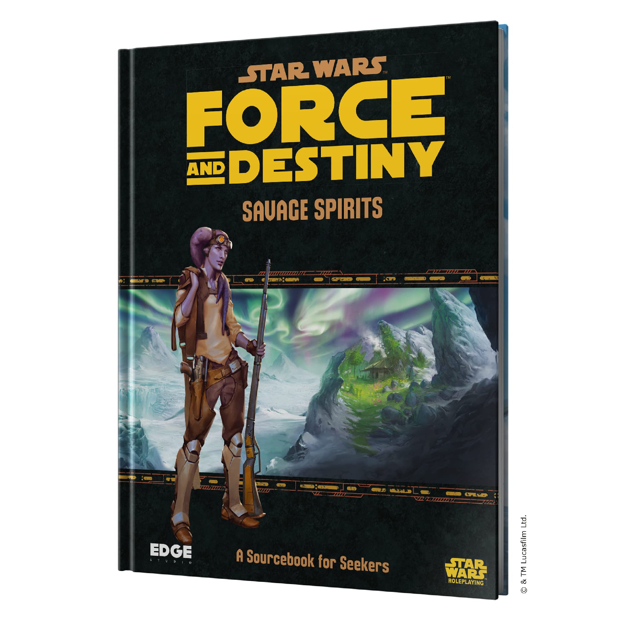 EDGE Studio Star Wars Force and Destiny Game Savage Spirits Expansion,Roleplaying Game, Strategy Game for Adults and Kids, Ages 10+,2-8 Players, Average Playtime 1 Hour,Made